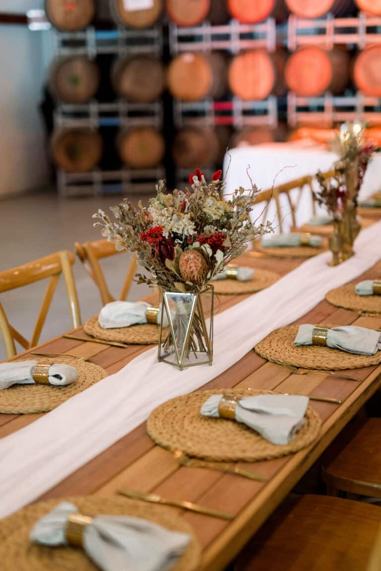 Gold Geometric Centerpieces - GC PARTY HIRE