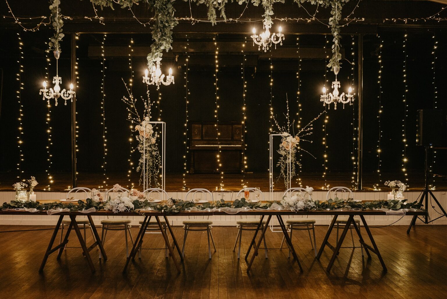Fairy Light Back Drop - GC PARTY HIRE
